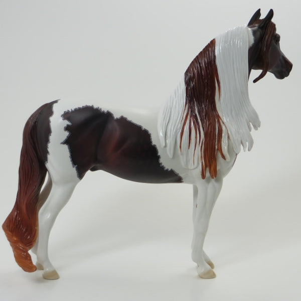 LANCASTRIAN - OOAK Liver Chestnut Pinto Morgan 5/15 - Stone Horses