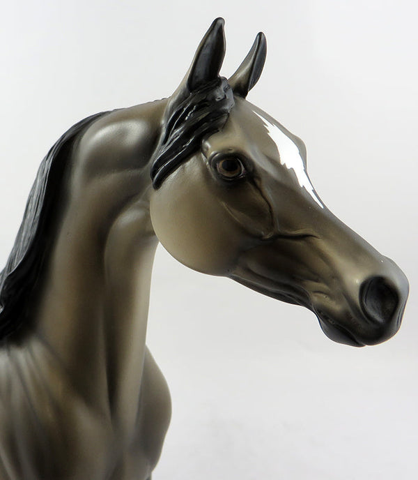 FARIEK-OOAK BAY SABINO ANDALUSIAN MODEL HORSE BY SHERYL LEISURE 11/04 ...