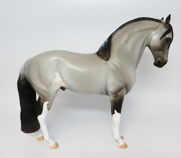 A FROSTED JAC-LE-8 FROSTED GRULLA ANDALUSIAN MODEL HORSE LHS 2017 ...