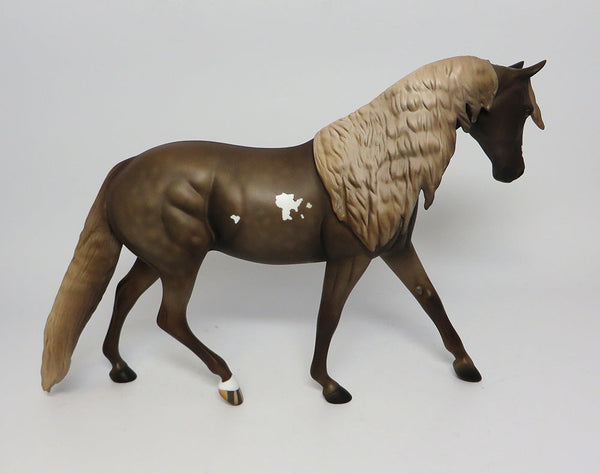 SHULTZ~OOAK DAPPLED LIVER CHESTNUT OVERO PONY MODEL HORSE 4/13 - Stone ...