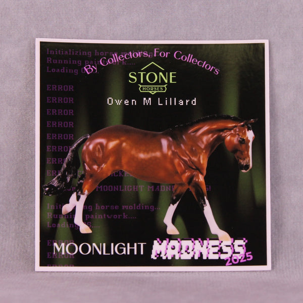 Moonlight Madness Owen M Lillard Sticker 2025 Limited Edition - Stone ...