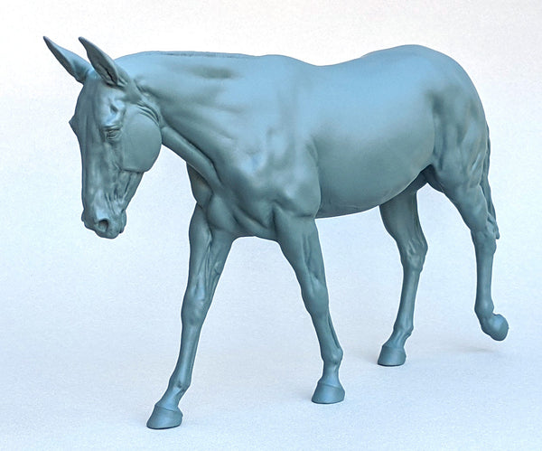 Sarah-Traditional Mule Resin - Stone Horses