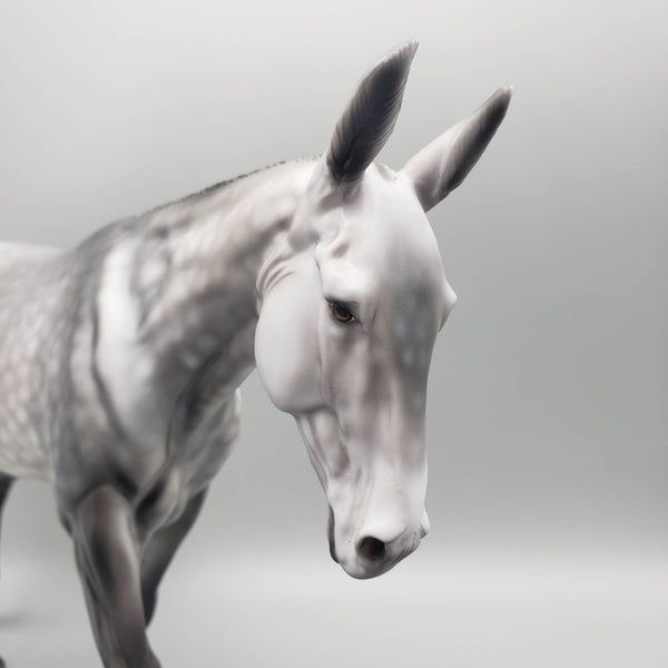 Annie Marie - OOAK - Dapple Grey Mule by Dawn Quick EQ23 - Stone Horses