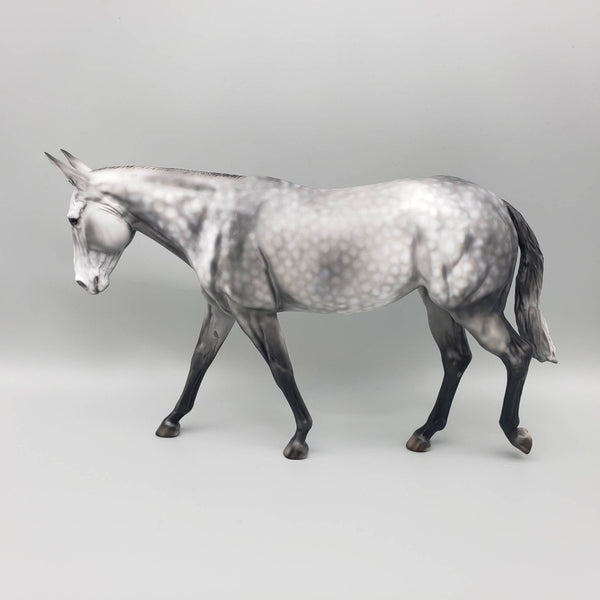 Annie Marie - OOAK - Dapple Grey Mule by Dawn Quick EQ23 - Stone Horses