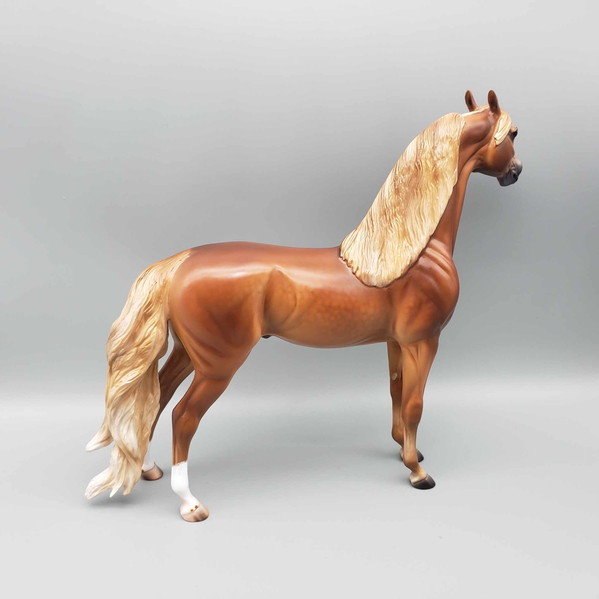 Mojave OOAK Dappled Chestnut Extreme Custom Arab Stallion Turned Into ...