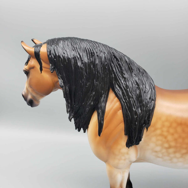 Enola OOAK Dapple Mealy Bay Heavy Draft Mare By Caroline Boydston Best ...