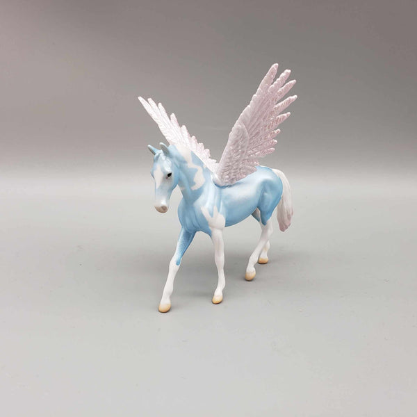 Flutter OOAK Deco Pearl Blue Angel Wing Warmblood Chip By Angela Marle ...