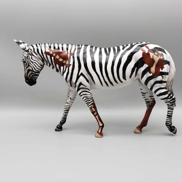 Undead Safari OOAK Zombie Zebra Mule By Jess Hamill Moonlight Madness ...