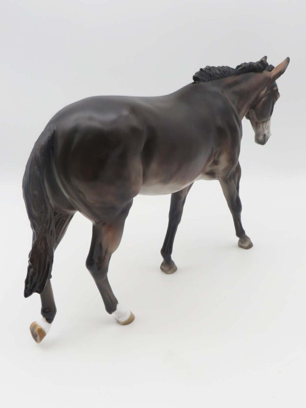 Annie- OOAK Dappled Bay Mule By Julie Keim SHCF23 - Stone Horses