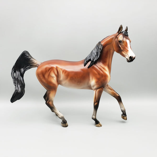 SAMPLE of Areeba Mealy Bay Arab Mare By Julie Keim EQ23 - Stone Horses