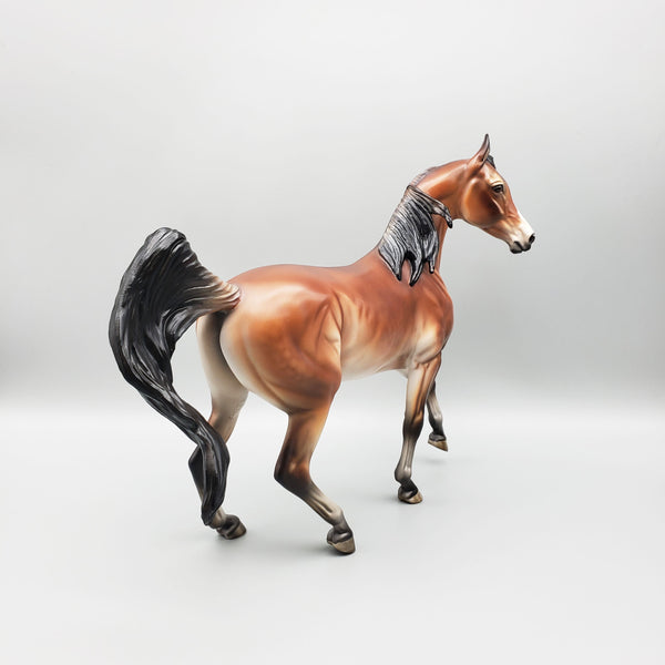 SAMPLE of Areeba Mealy Bay Arab Mare By Julie Keim EQ23 - Stone Horses