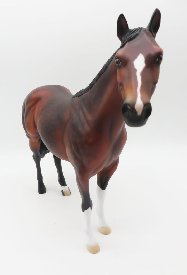 Blood Magick - OOAK - Sooty Bay Ideal Stock Horse - Painted By Ellen R ...