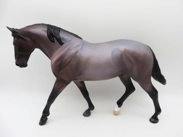 Cowboys, Whiskey, A Meadow and You OOAK Dark Bay Roan Irish Draught Ho ...