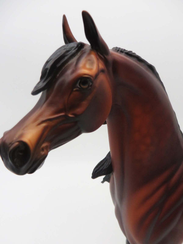 Deacon OOAK Dappled Bay Arabian By Dawn Quick SHCF23 - Stone Horses