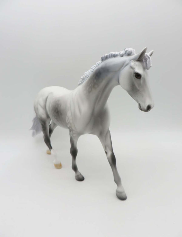 Gordon - OOAK - Dapple Grey Pony By Dawn Quick - SHCF23 - Stone Horses