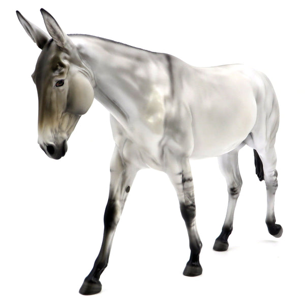 Silver Stardust-OOAK Silver Dun Mule Painted by Carrie Keller 1/10/21 ...