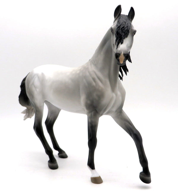 Nightwind -Grey Arabian Mare Painted by Jess 4/4/22 - Stone Horses