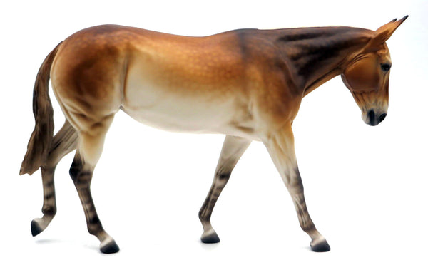 Stylistic-OOAK Dapple Dun Mule by Caroline Boydston 4/11/22 - Stone Horses