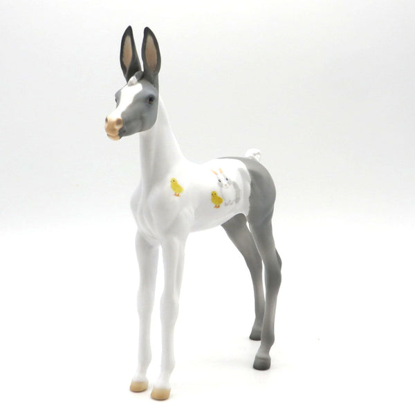 Little Rabbit-OOAK Deco Arabian Foal Painted by Jess 4/18/22 - Stone Horses