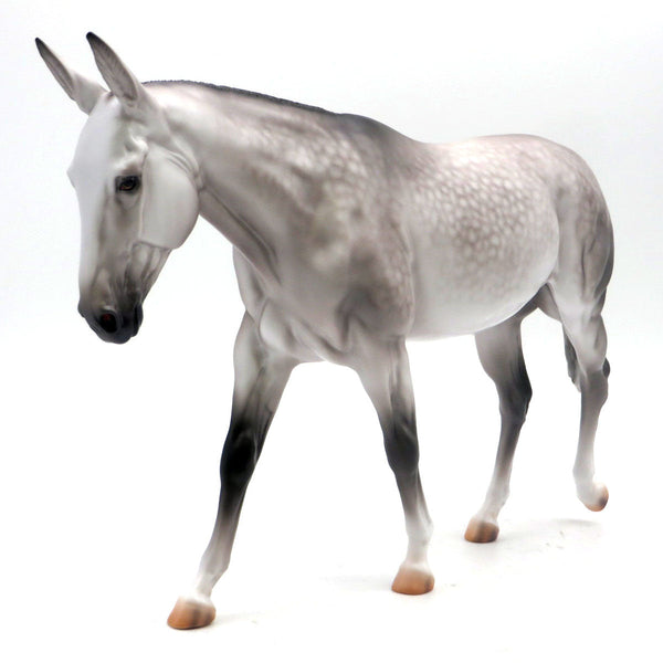 Parliament- OOAK Dapple Grey Mule Painted by Caroline Boydston 5/16/22 ...