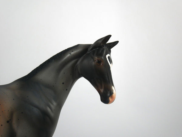Lamb Chop-OOAK Roan Weanling Model Horse 1/20/21 - Stone Horses