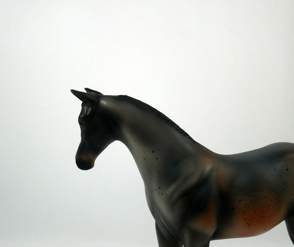 Lamb Chop-OOAK Roan Weanling Model Horse 1/20/21 - Stone Horses