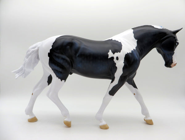 Big Blue LE-20 NO ETCHING Black and White Pinto Irish Draft Painted by ...
