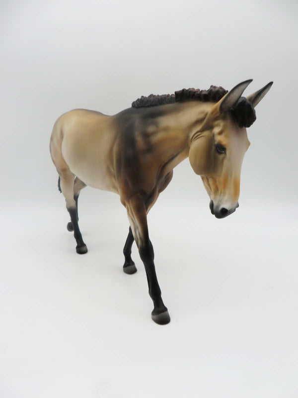 Sagebrush-OOAK Sooty Buckskin Mule By Juie Keim P&C 23 - Stone Horses