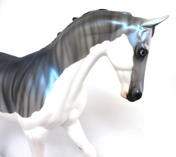 BLITZ- OOAK TIGER BRINDLE SPLASH PATTERN THOROUGHBRED EA19 - Stone Horses