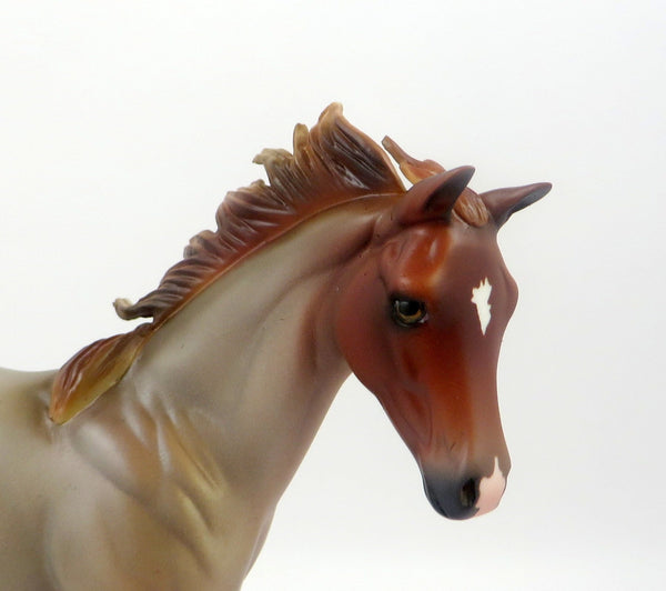 PRINCE GEORGE-LE-15 ROAN WEANLING MODEL HORSE EQ 2019 - Stone Horses