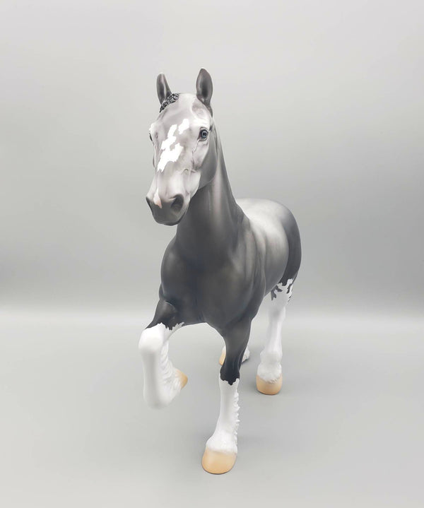 Old Man Odysseus LE15 Dappled Grey Sabino Trotting Drafter By Ellen Ro ...