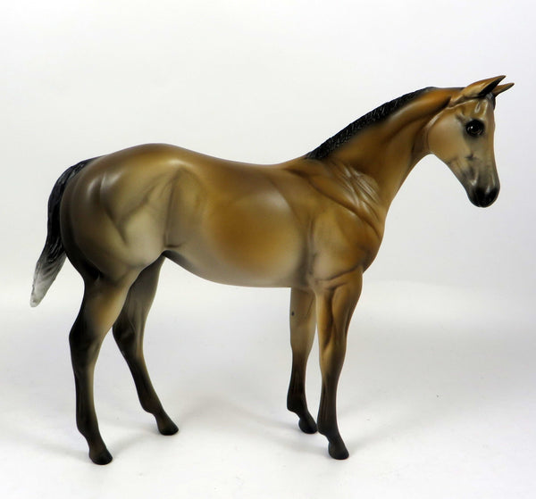 TOP DOLLAR-OOAK BABY BUCKSKIN WEANLING BY MISSY FOX 8/16/19 - Stone Horses