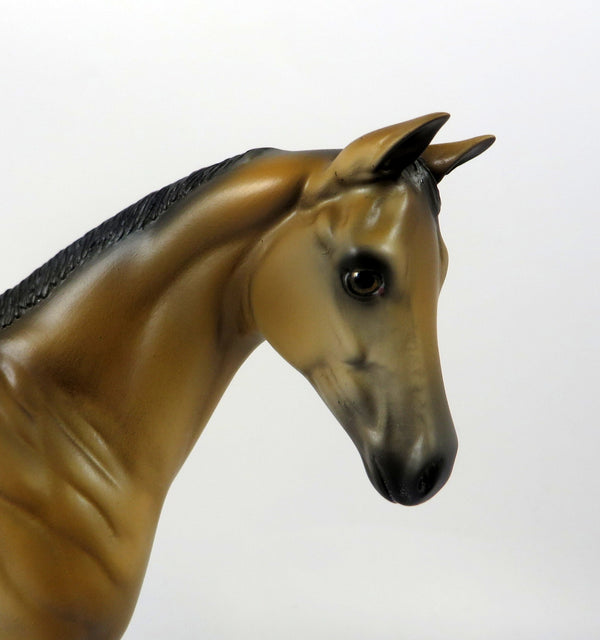 TOP DOLLAR-OOAK BABY BUCKSKIN WEANLING BY MISSY FOX 8/16/19 - Stone Horses