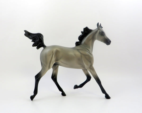 THUNDER JAM-OOAK GREY YEARLING MODEL HORSE 6/21/19 - Stone Horses