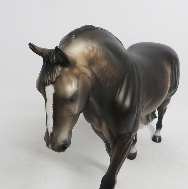 PHIL- OOAK DAPPLED BAY GOING GREY BY SHERYL LEISURE - Stone Horses