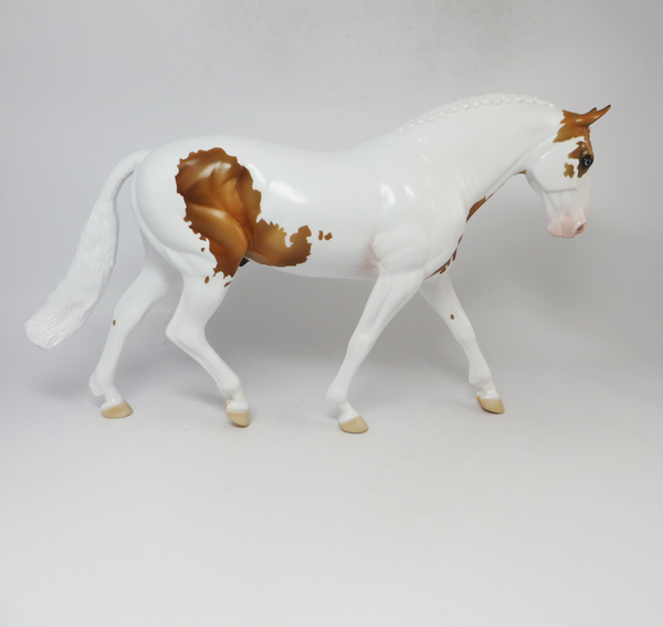 NO LIMITS- LE-8- PALOMINO PINTO IRISH DRAFT SB 19 BY AMANDA - Stone Horses