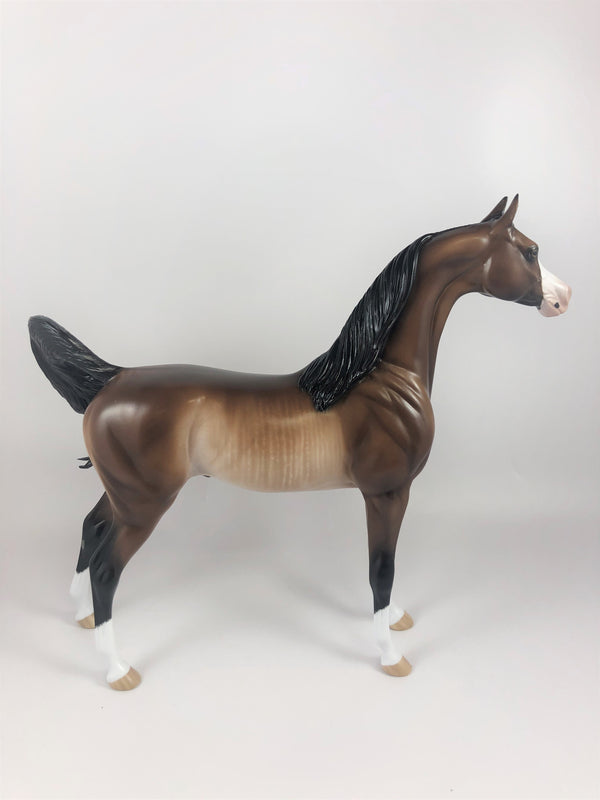 NETHERWORLD - OOAK BAY RABICANO ARABIAN MODEL HORSE BY SHERYL LEISURE ...